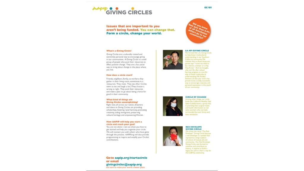 Giving Circles 101 - AAPIP Website